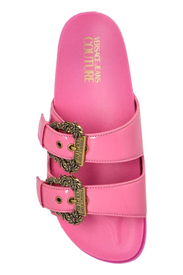 Versace Platform Slides - Pink