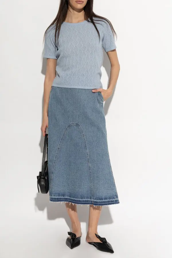Munthe Braylin Denim Midi Skirt