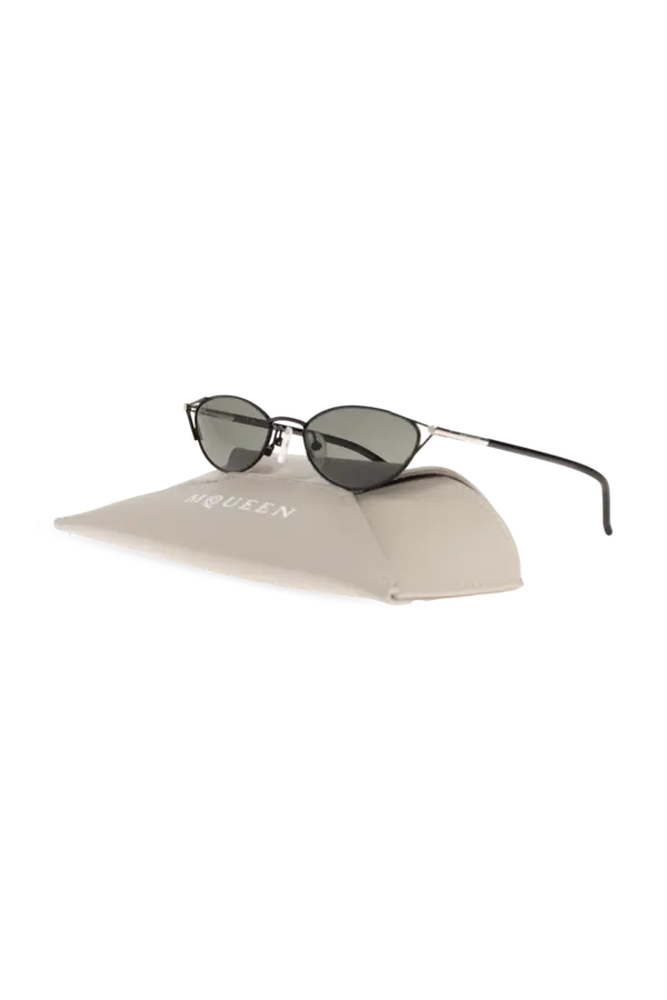 Alexander McQueen Cat Eye Sunglasses - Black