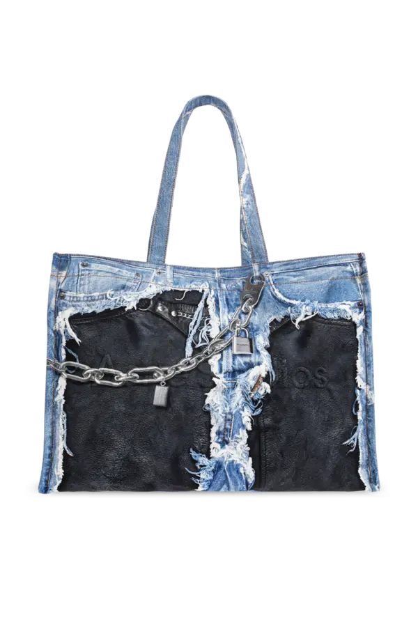 Acne Studios Denim Shopper Bag - Blue