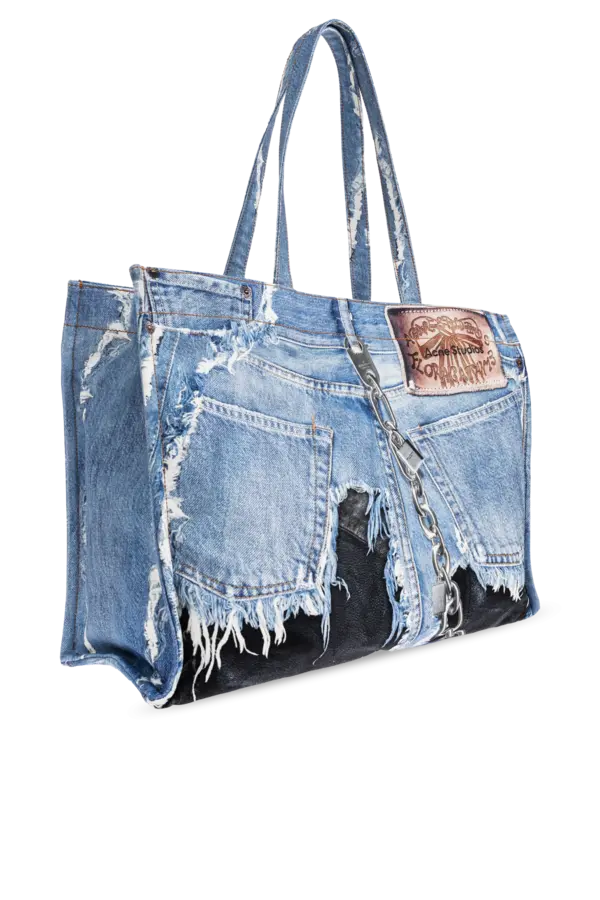 Acne Studios Denim Shopper Bag - Blue