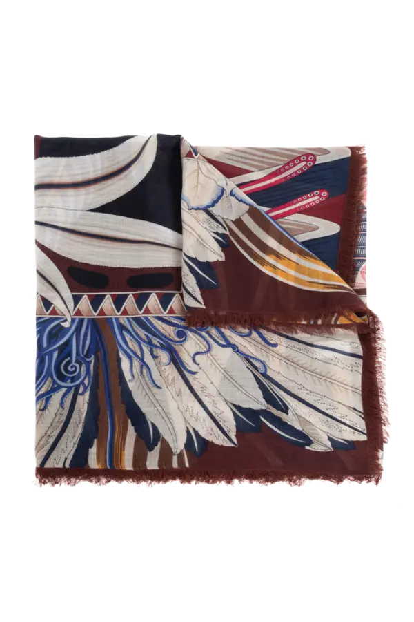 FERRAGAMO Woolen Scarf - Multicolour