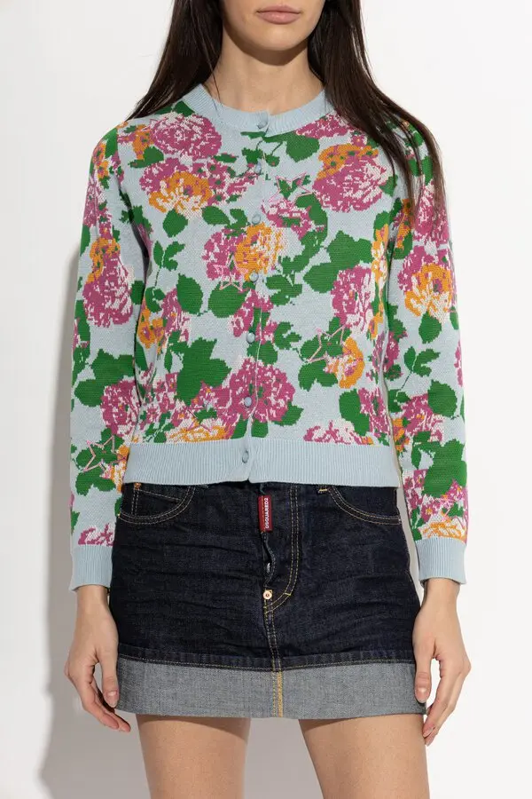 Kenzo Floral Patterned Cardigan