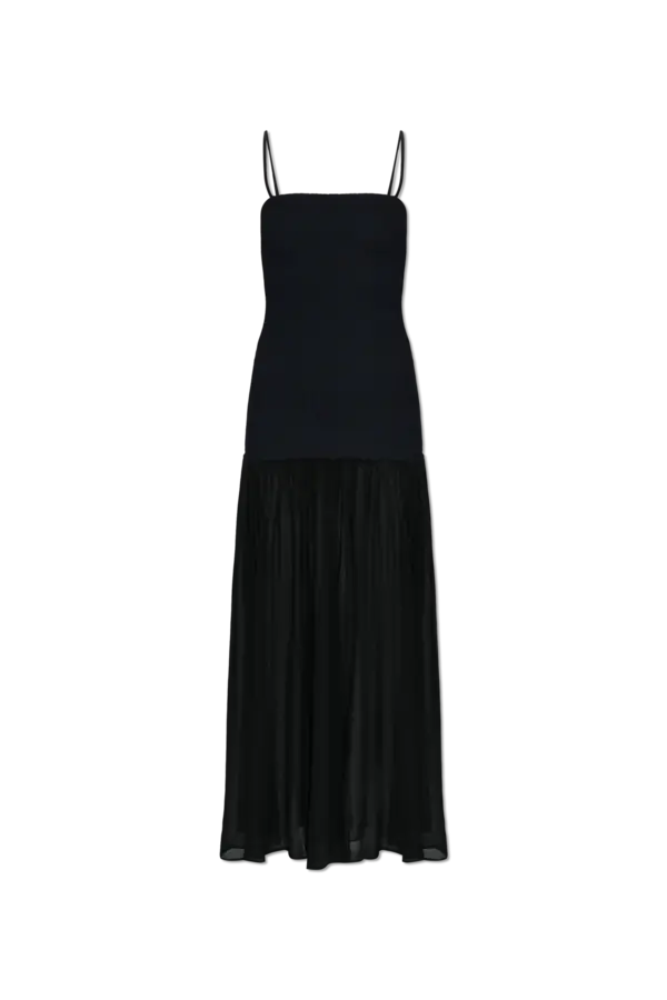 Hunza G Hybrid Dress - Black