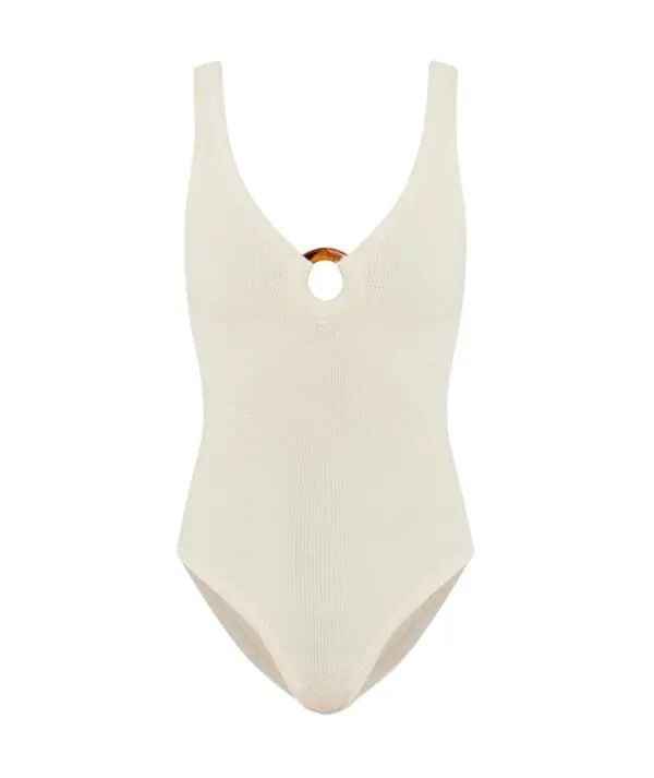 Hunza G Celine One-piece Swimsuit - Cream