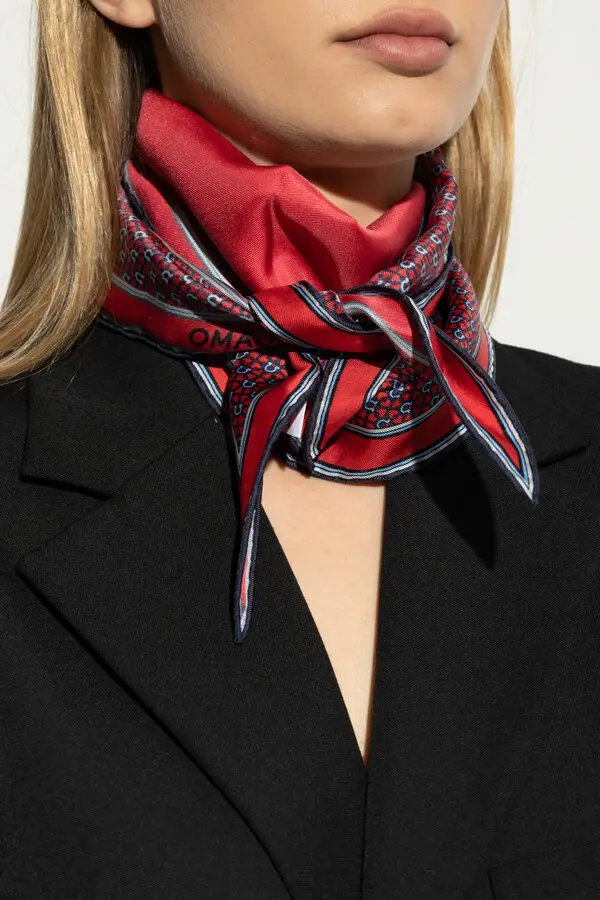 FERRAGAMO Printed Triangular Scarf