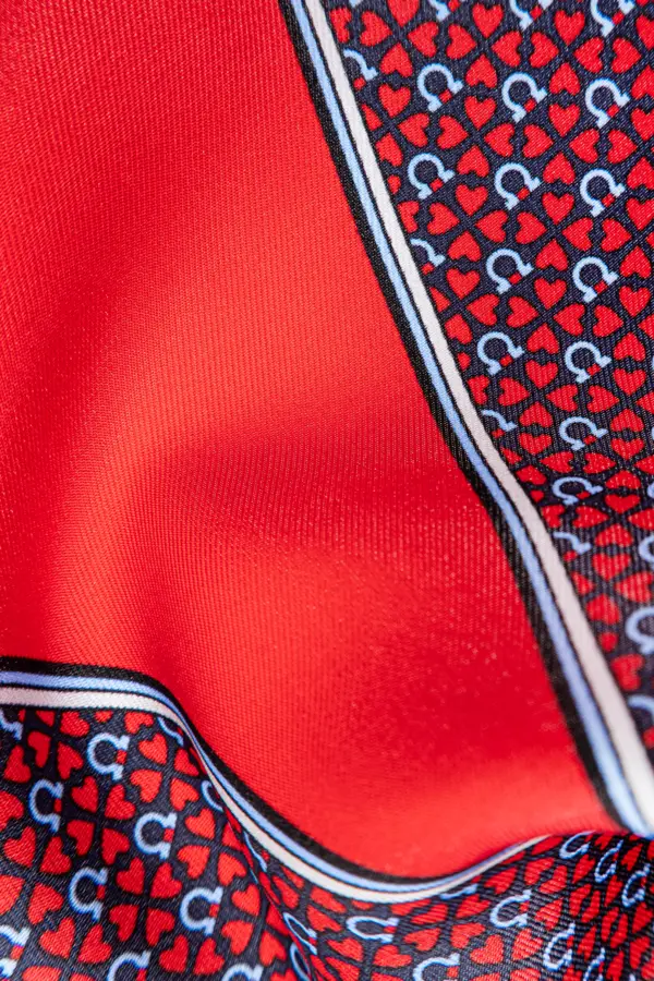 FERRAGAMO Printed Triangular Scarf