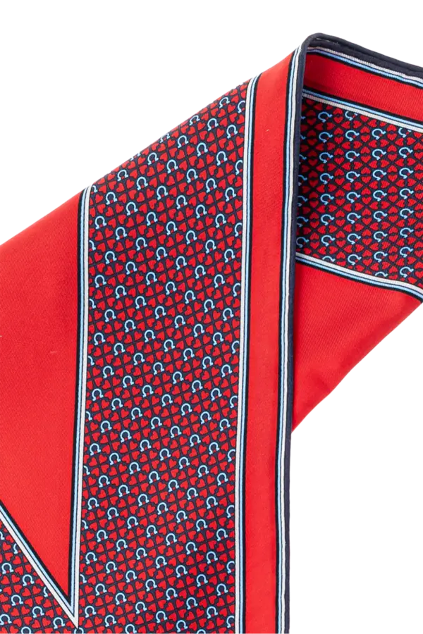 FERRAGAMO Printed Triangular Scarf