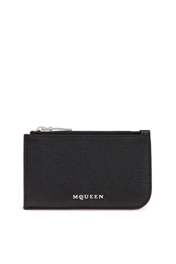 Alexander McQueen Card Holder - Black