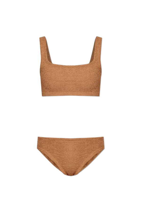 Hunza G Xandra Two-piece Swimsuit - Brown