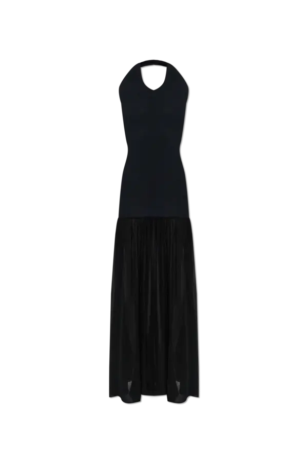 Hunza G Nancy Hybrid Maxi Dress - Black