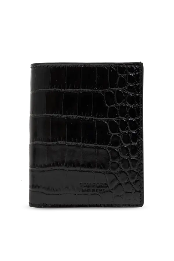 TOM FORD Folding Card Holder - Black