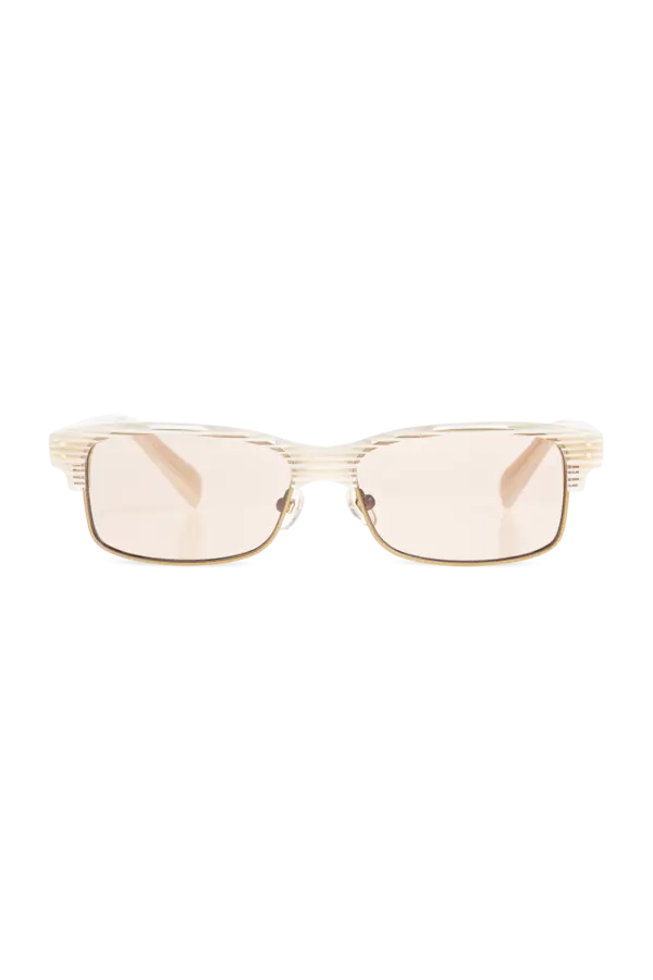 Jacquemus Rectangular Sunglasses - Cream