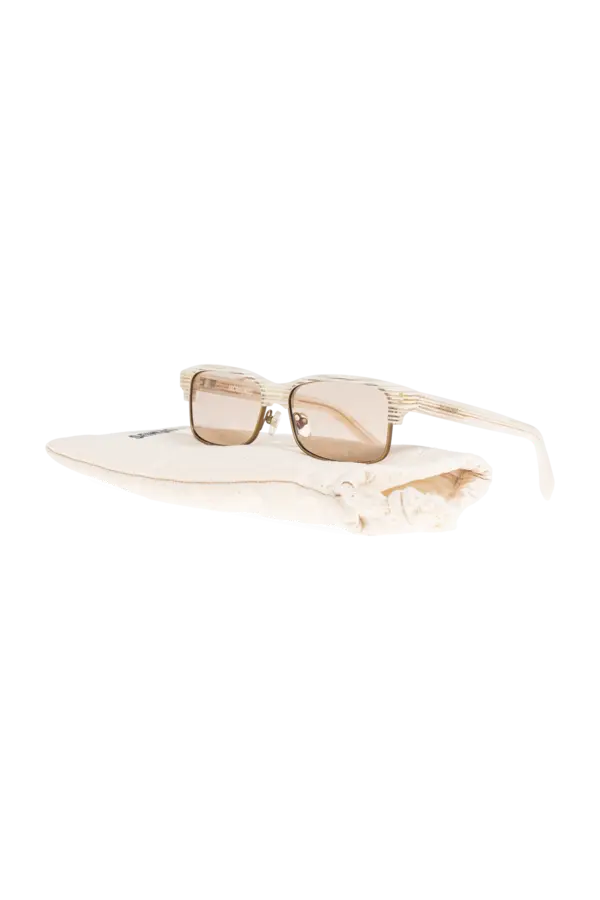 Jacquemus Rectangular Sunglasses - Cream
