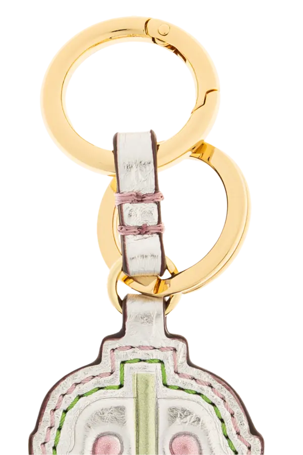 GANNI Keyring With Boot Motif Pendant - Multicolour