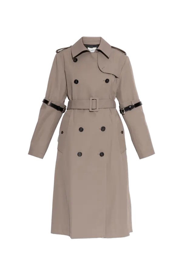 Coperni Belted Trench Coat - Brown