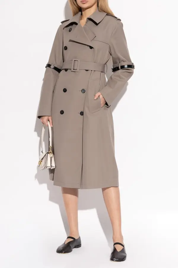 Coperni Belted Trench Coat - Brown