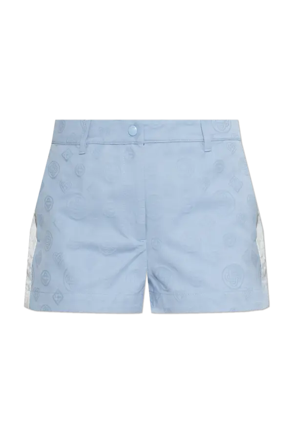 Casablanca Monogram Shorts - Blue
