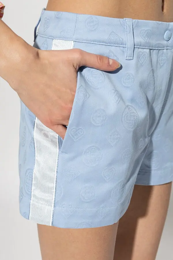 Casablanca Monogram Shorts - Blue