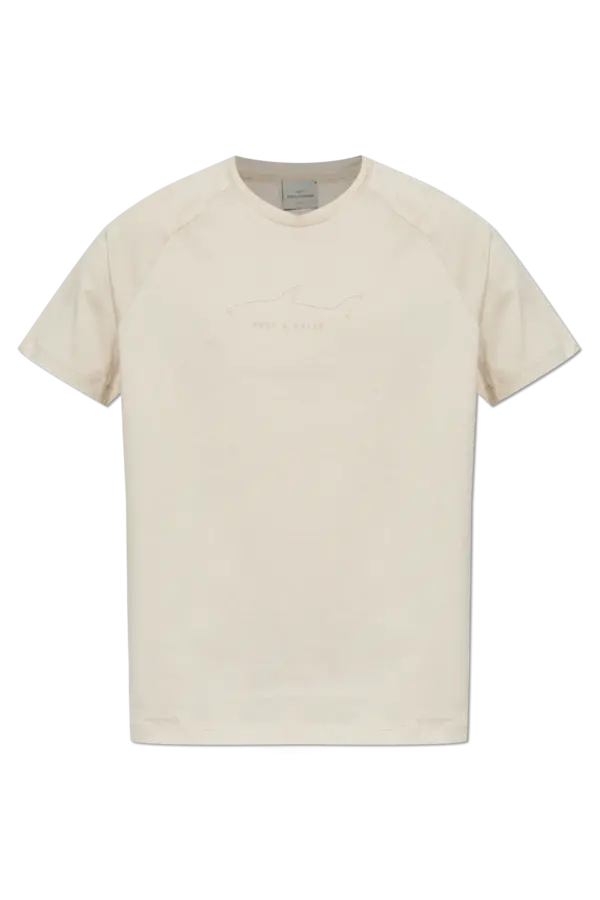 Paul & Shark T-shirt With Logo - Cream