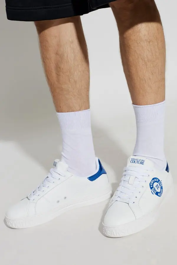 Versace Printed Logo Sneakers