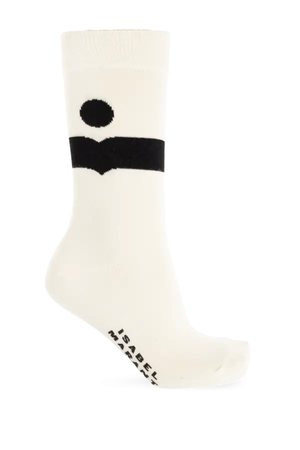 Isabel Marant Nesson Socks - Cream