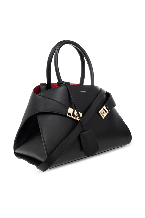 FERRAGAMO Handbag `hug Small - Black