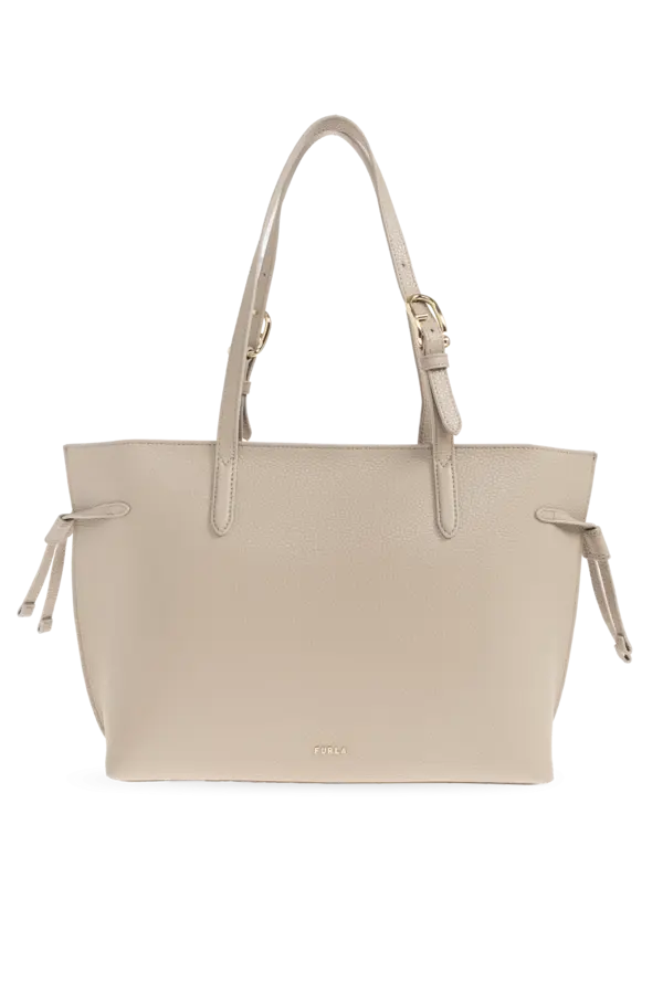 Furla Ava Medium Shopper Bag - Grey