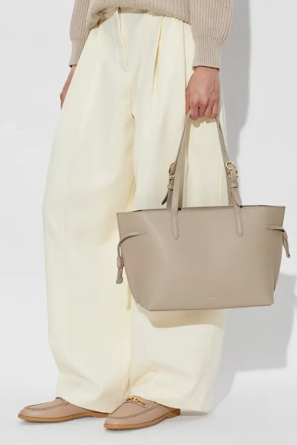 Furla Ava Medium Shopper Bag - Grey