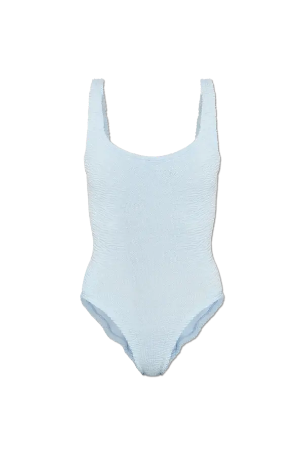 Hunza G One-piece Swimsuit - Light Blue