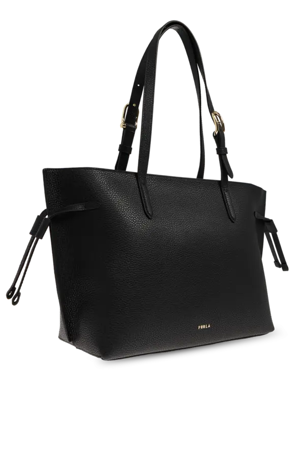 Furla Ava Medium Shopper Bag - Black