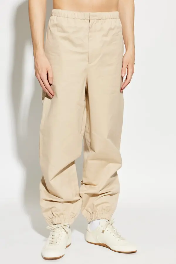 JIL SANDER Trousers With Elastic Cuffs