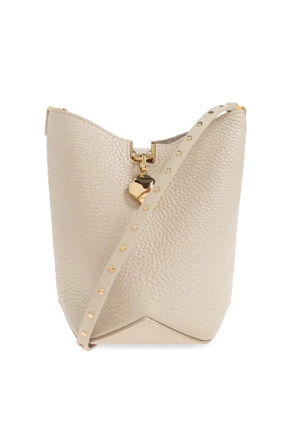 LANVIN Leather Bucket Bag - Cream