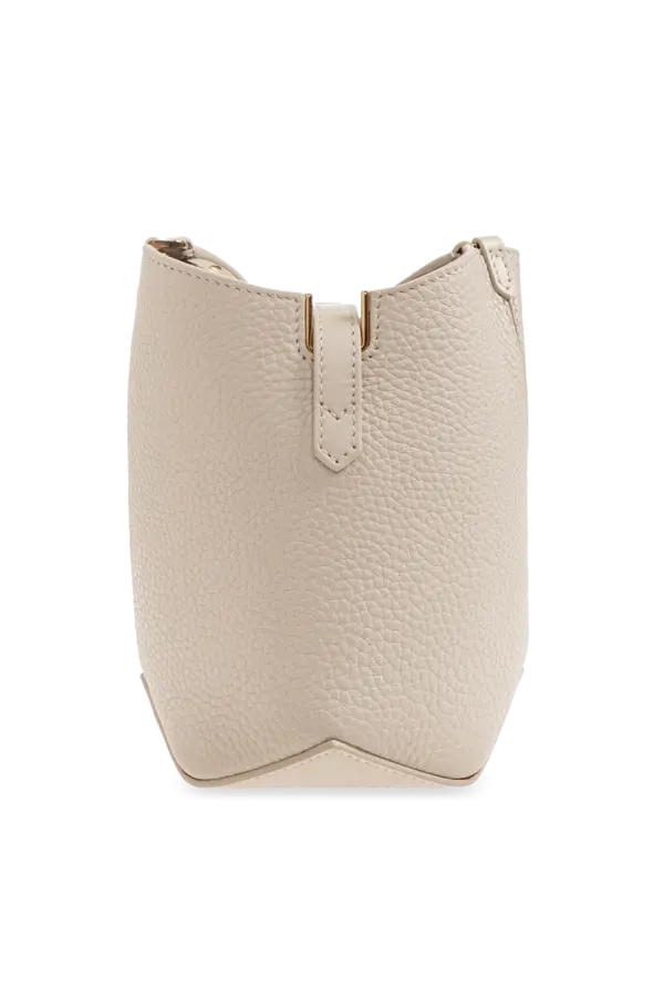 LANVIN Leather Bucket Bag - Cream