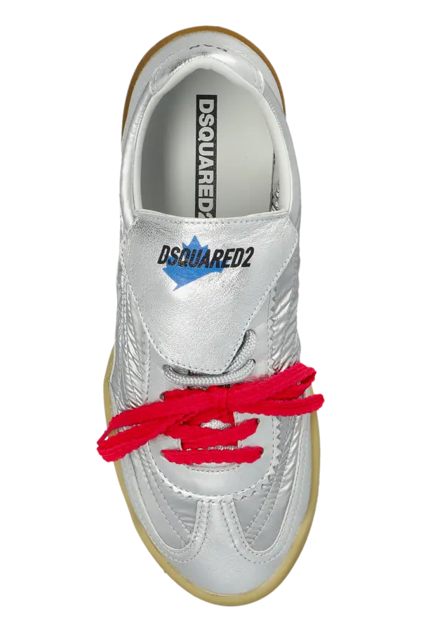 Dsquared2 Soccer Sneakers - Silver