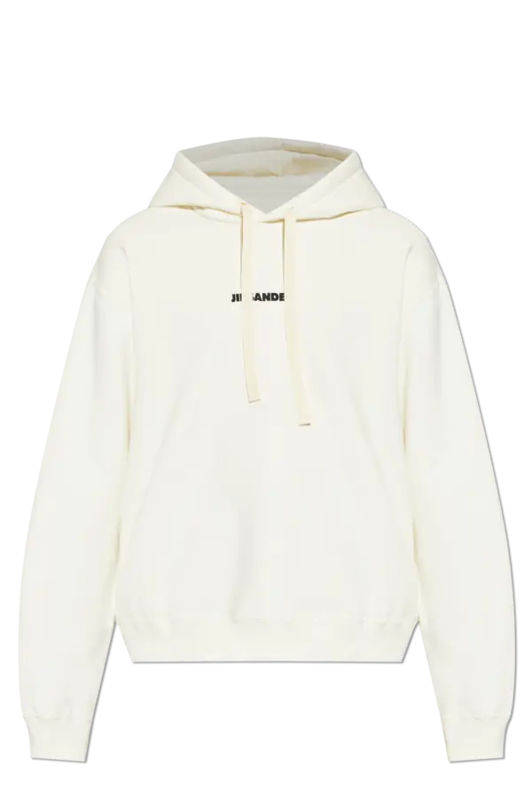 JIL SANDER Hooded Sweatshirt - Cream