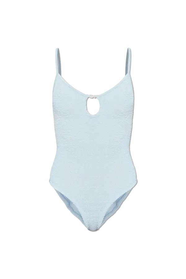Hunza G Mia One-piece Swimsuit - Light Blue