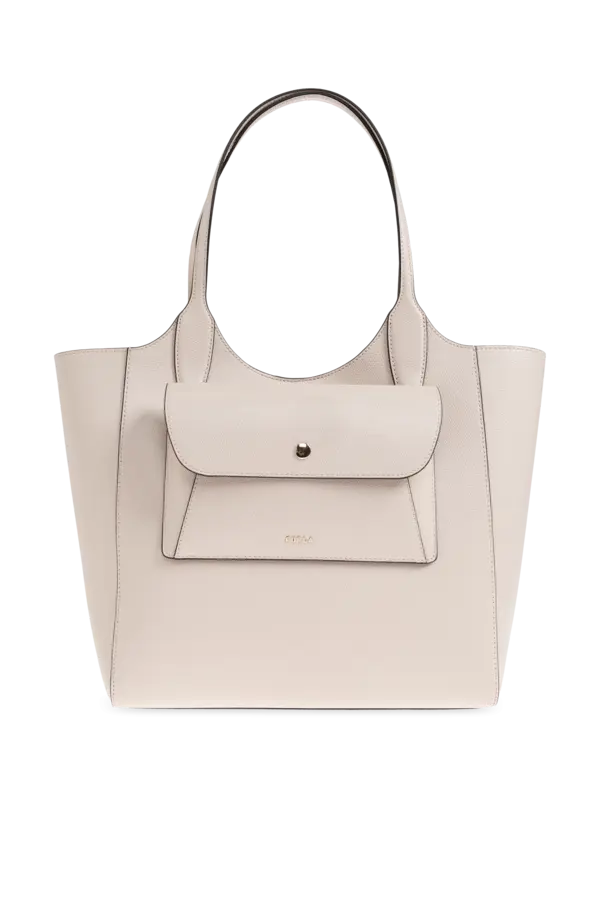 Furla Lea Medium Shopper Bag - Cream