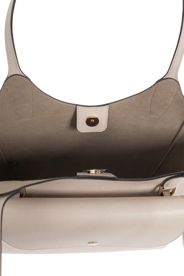 Furla Lea Medium Shopper Bag - Cream