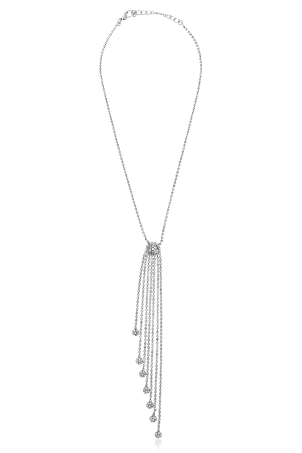Alessandra Rich Necklace With Crystals