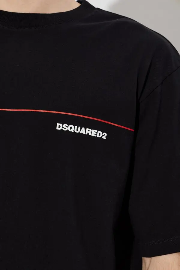 Dsquared2 T-shirt With Logo - Black