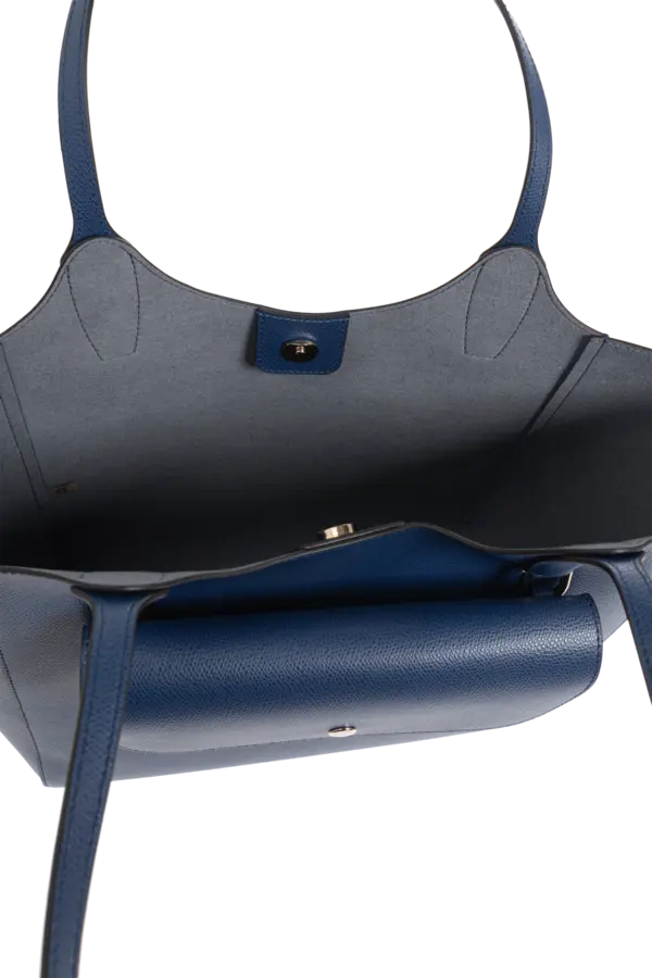 Furla Lea Medium Shopper Bag - Navy Blue