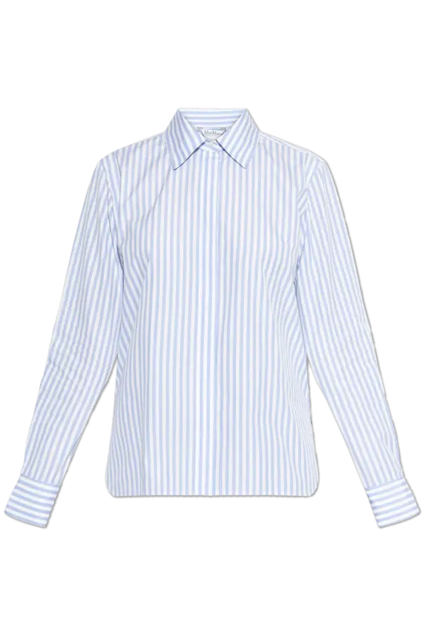 Max Mara Accenni Striped Shirt - Blue