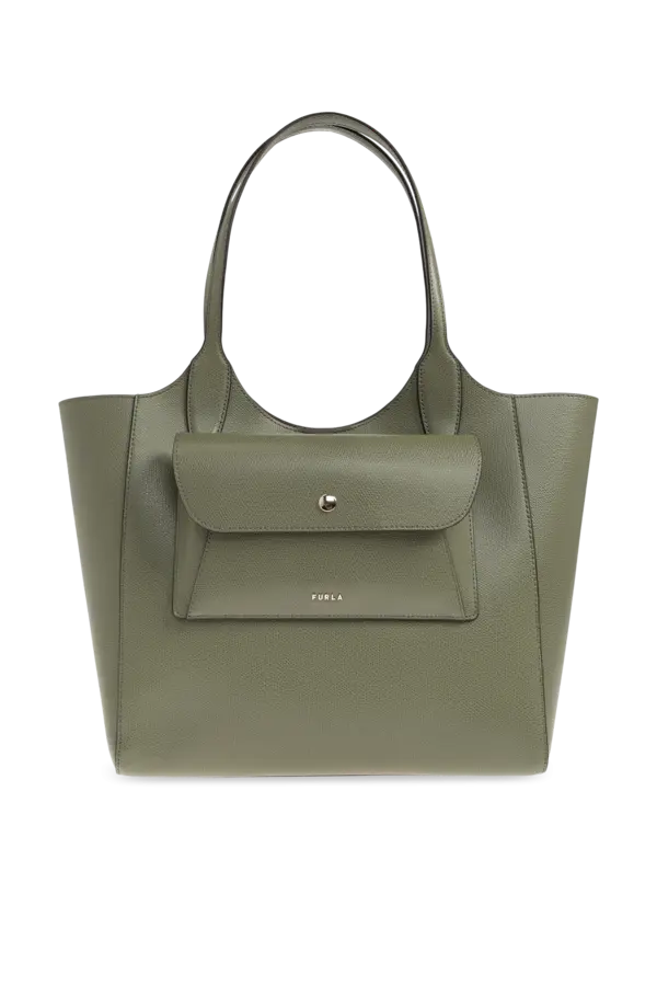 Furla Lea Medium Shopper Bag - Green