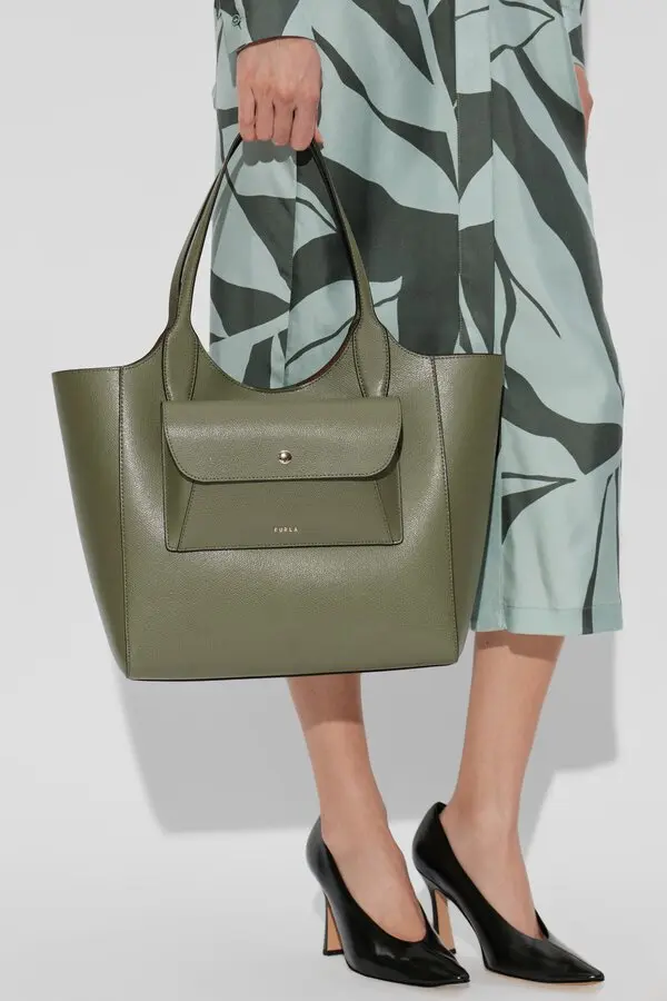 Furla Lea Medium Shopper Bag - Green