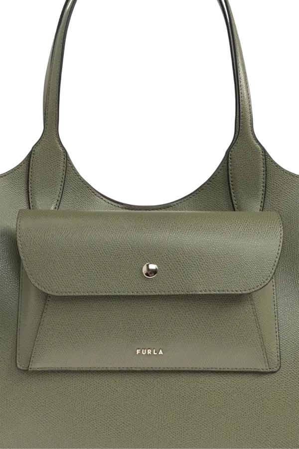 Furla Lea Medium Shopper Bag - Green