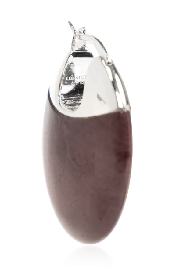 Lié Studio Erin’ Semi-precious Stone Earrings - Silver