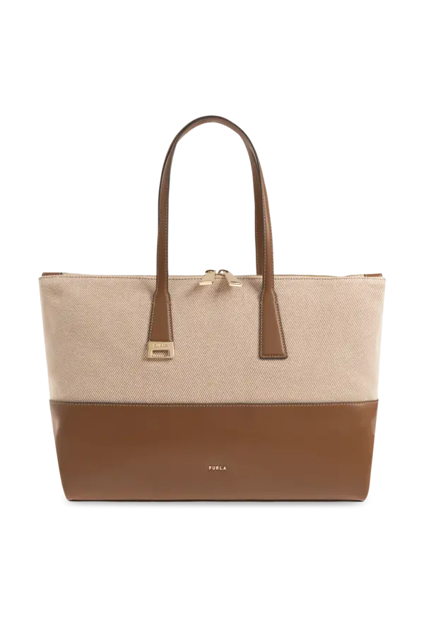 Furla Olivia Large Shopper Bag - Beige