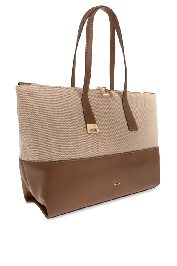 Furla Olivia Large Shopper Bag - Beige