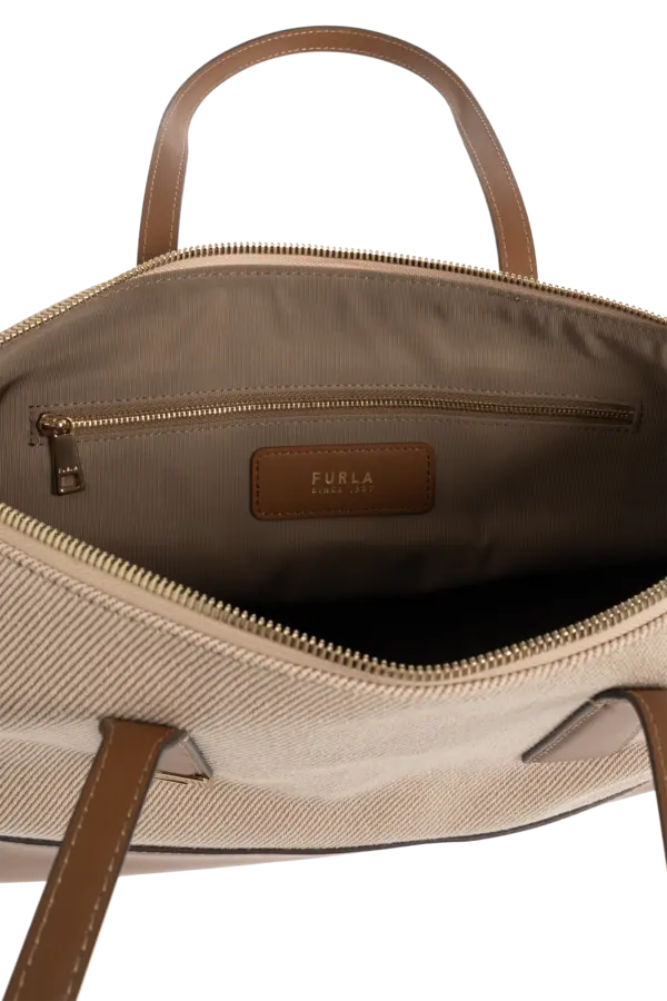 Furla Olivia Large Shopper Bag - Beige